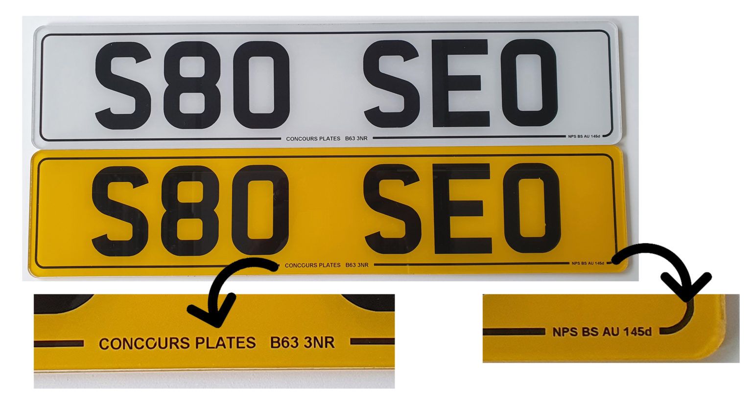 What Is The Difference Between Show Plates and Road Legal | Concours Plates